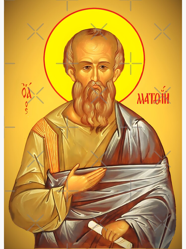 "Saint Apostle Matthias , Orthodox icon " Sticker for Sale by orthodox ...