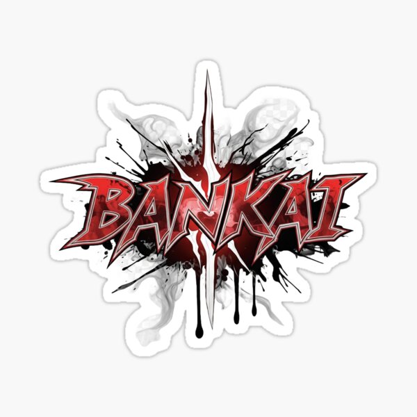 "Bankai Burst – Bleach Inspired Design" Sticker for Sale by WeeFits ...