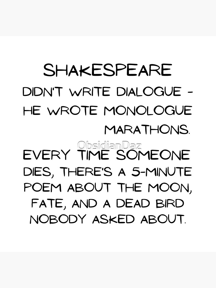 Cool Shakespeare Monologues