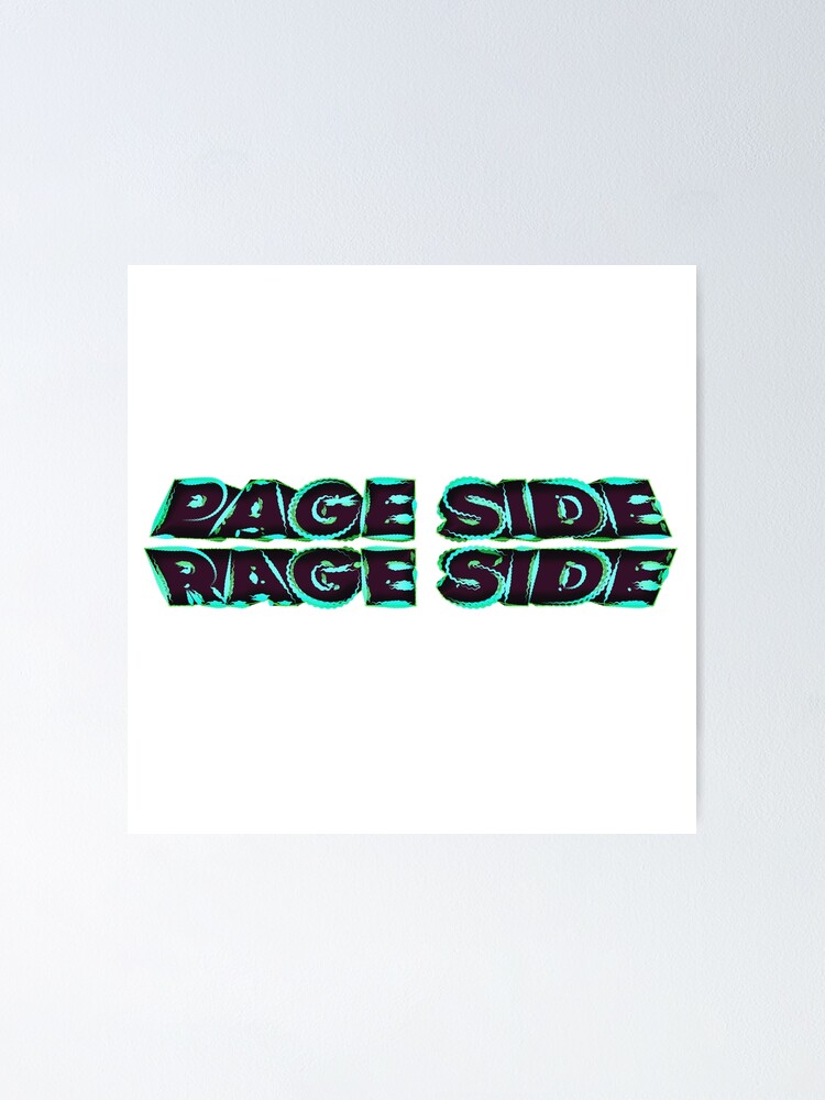 "Phish - Page Side Rage Side" Poster for Sale by krapart | Redbubble