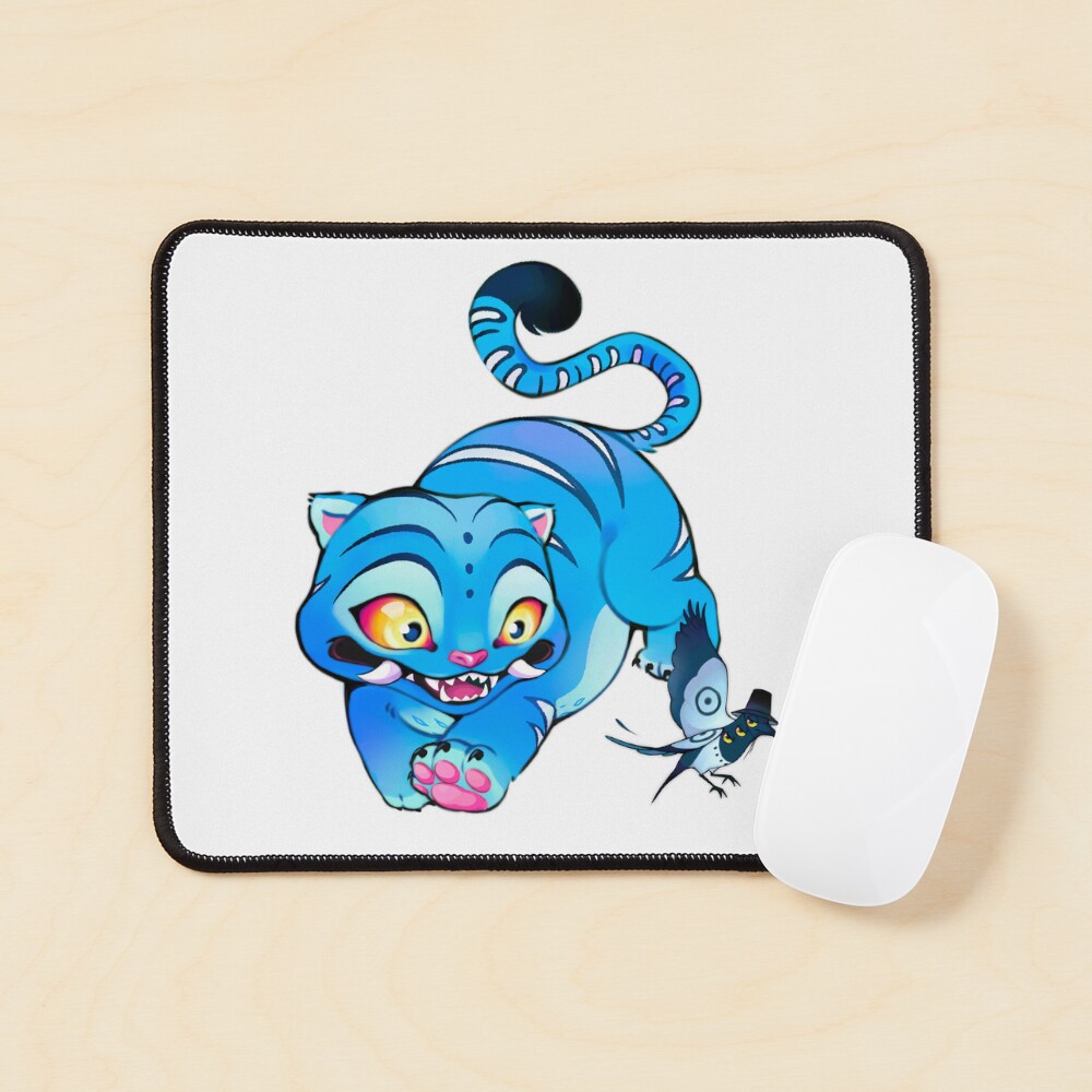 Pegatina con la obra «Tigre y pájaro Kpop Demon Hunters» de mimicoartt | Redbubble