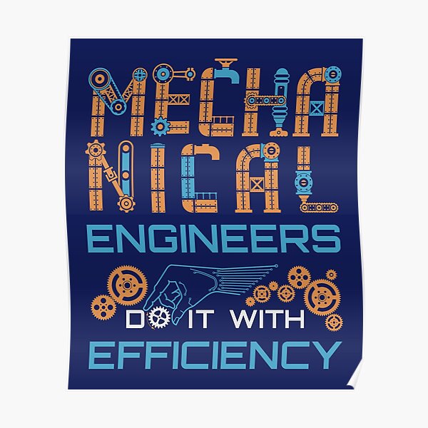 Mechanical Engineering Wall Art | Redbubble