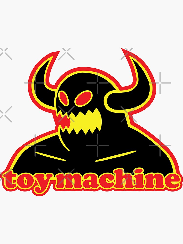 " Toy machine logo black" Sticker for Sale by Peppesk877 | Redbubble