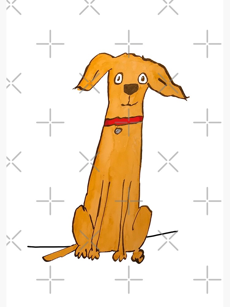 "Dopy Dog" Framed Art Print for Sale by iancoppack | Redbubble