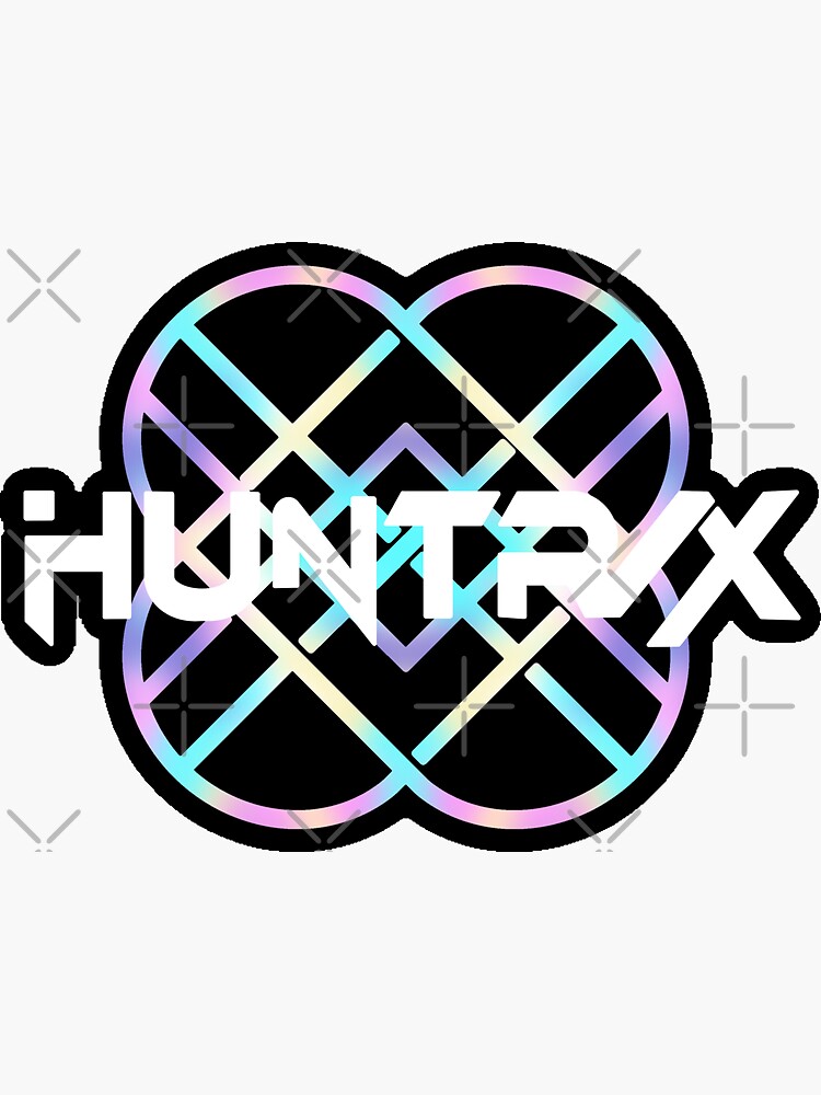 "Huntrix neon logo" Sticker for Sale by Aakanksha97 | Redbubble