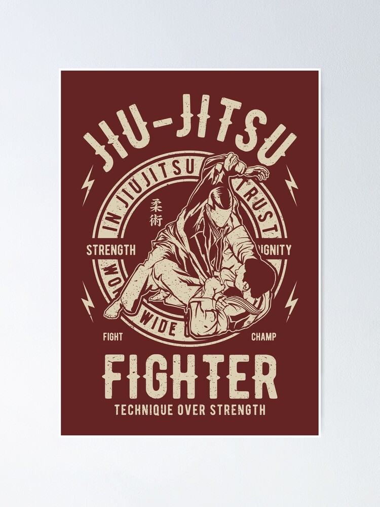 "JIU JITSU" Poster for Sale by Super3 | Redbubble