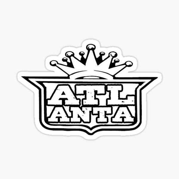 "ATLANTA LOGO " Sticker for Sale by PrttyLittleLies | Redbubble