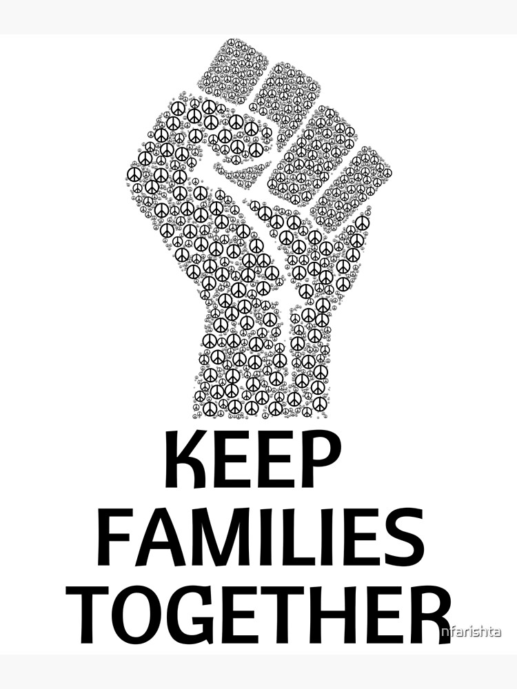 "Families Belong Together Sticker Keep Families Together" Canvas Print ...