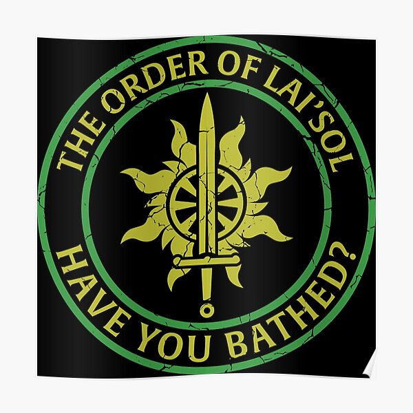 "The Order of Lai'Sol (Color)" Poster for Sale by paulmoore91 | Redbubble