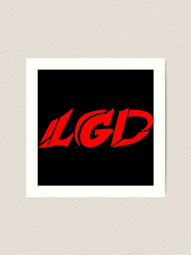 "LGD Alternate Logo" Art Print for Sale by cybervengeance | Redbubble