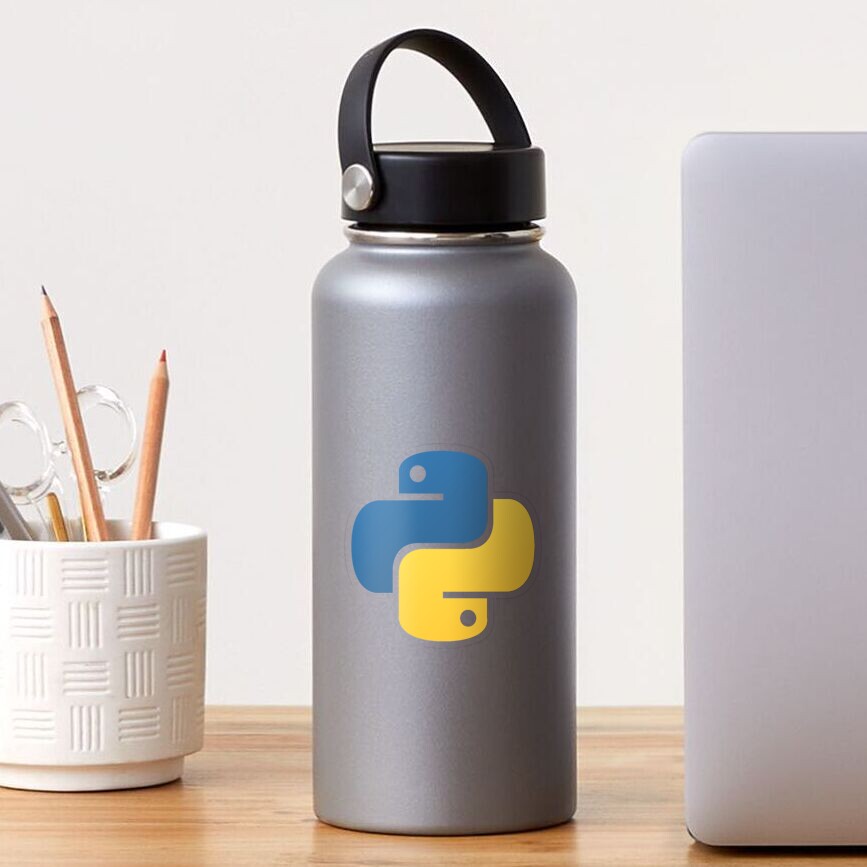 "Python Sticker for Programmers" Sticker for Sale by Anwaar-Ullah ...