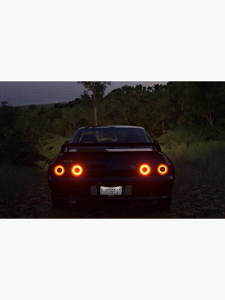 "R32 GTR EUROBEAT STICKER" Sticker by DangDiggity | Redbubble