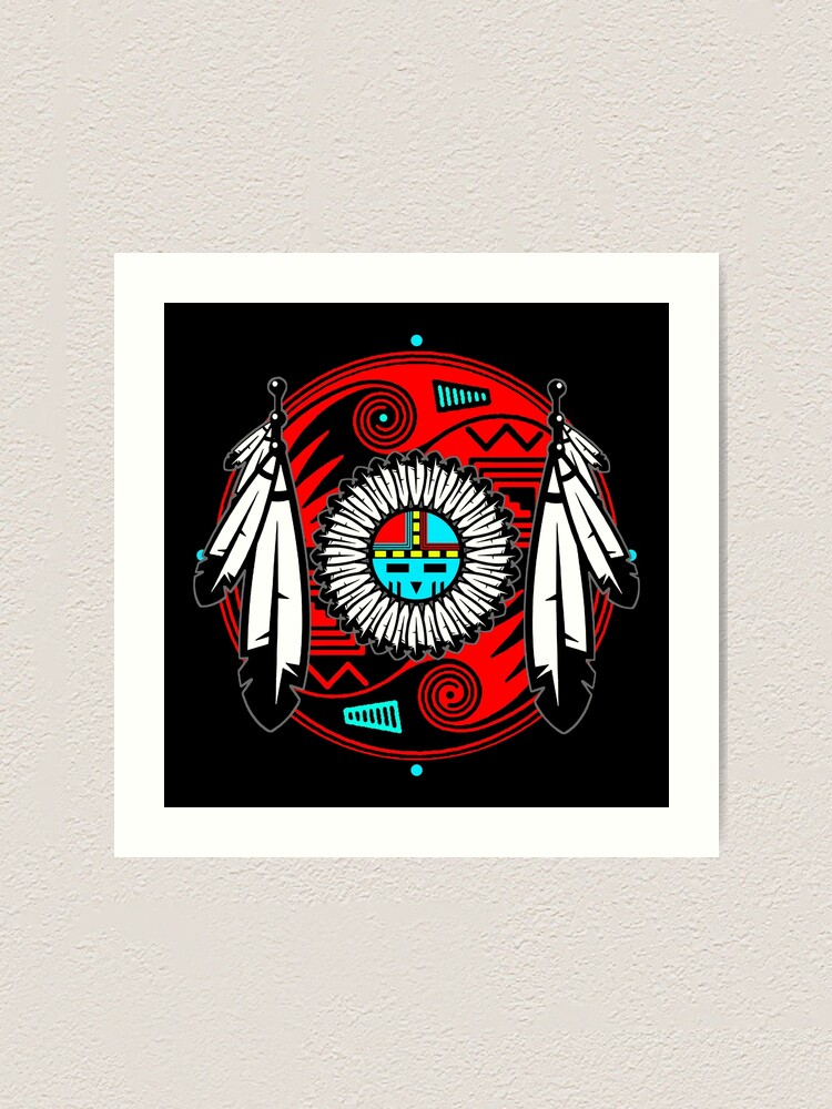 "HOPI SUN 10" Art Print by hornedquad | Redbubble