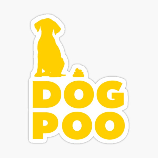 "Dog Poo" Sticker for Sale by UNK-Fatigues | Redbubble
