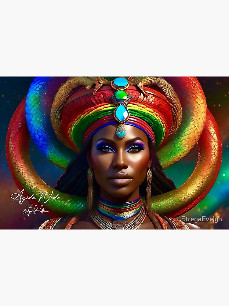 "Ayida Wedo, Haitian Vodou, Loa, Lwa" Poster for Sale by Mscopeland27 ...