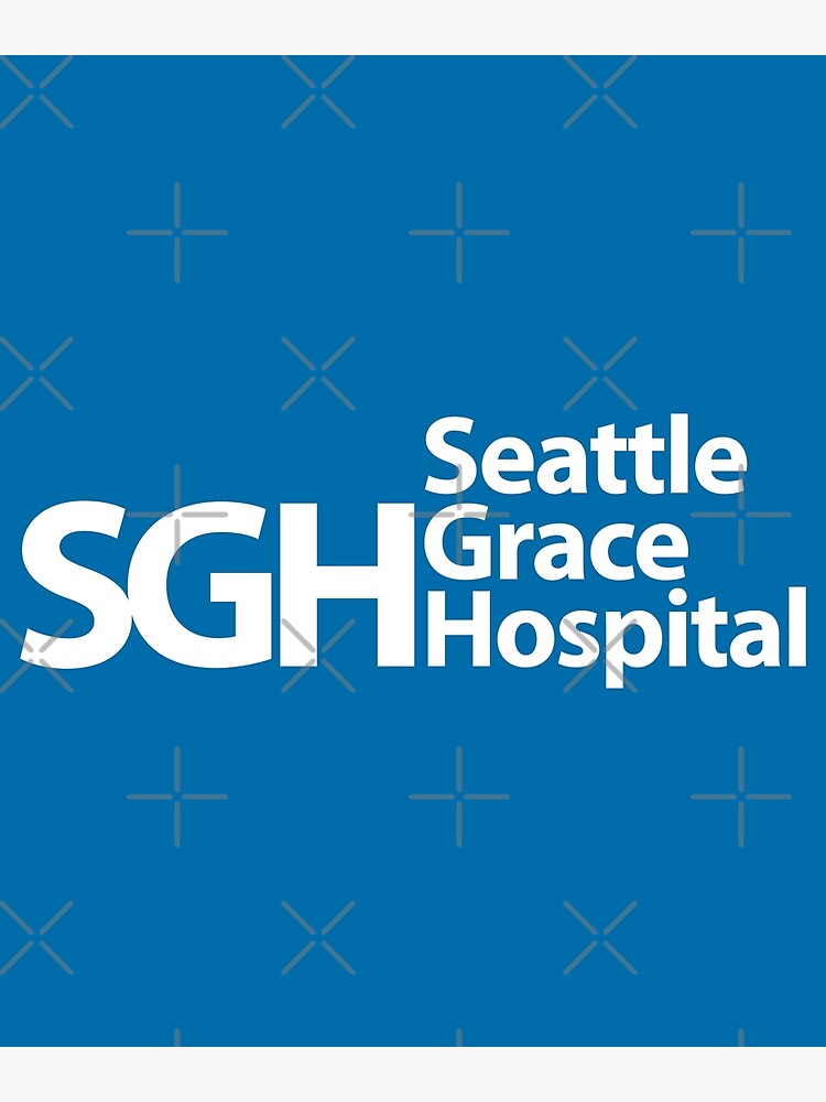 "Seattle Grace Hospital" Poster for Sale by huckblade | Redbubble