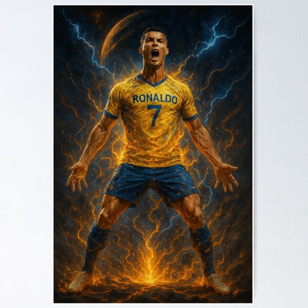 " Cristiano Ronaldo" Poster for Sale by Sami88art | Redbubble