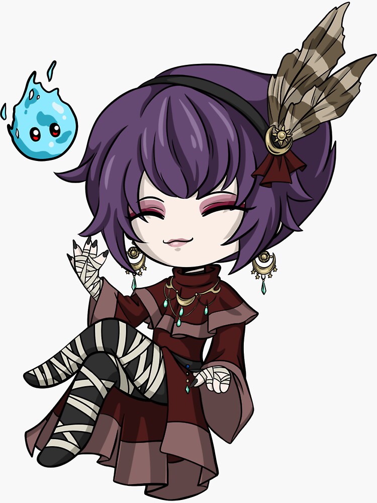 "Legacy - June Bug and Zu'Ha Chibi (Official Art)" Sticker for Sale by ...