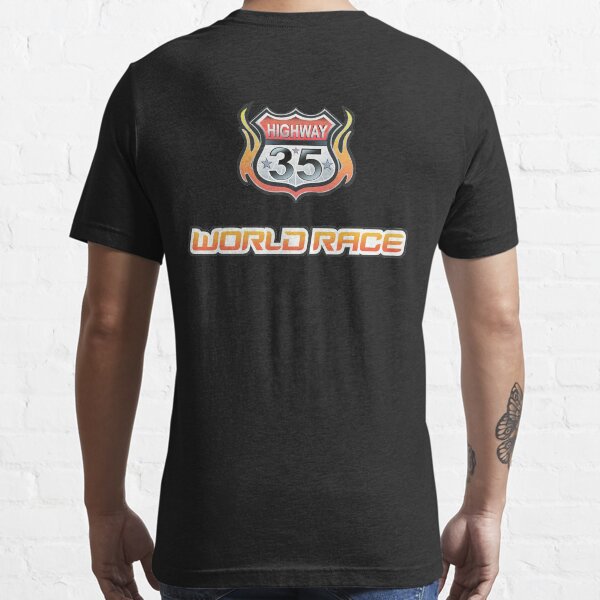 "Highway 35 World Race Logo" T-shirt for Sale by ValkenVugen ...