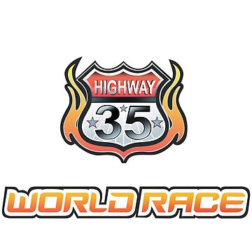 "Highway 35 World Race Logo" Classic T-Shirt for Sale by ValkenVugen ...