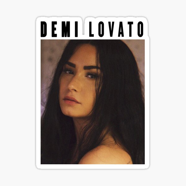 "demi lovato" Sticker for Sale by avoxess | Redbubble