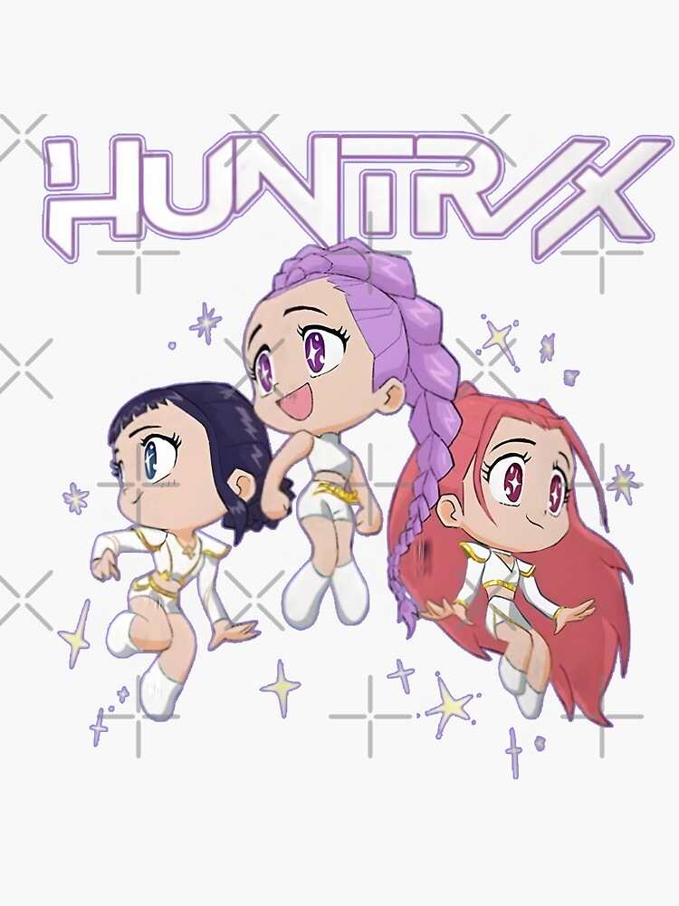 "Huntrix KPop Demon Hunters" Sticker for Sale by vyshspace | Redbubble