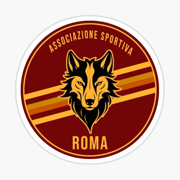 "Roma badge logo" Sticker for Sale by Palatua | Redbubble