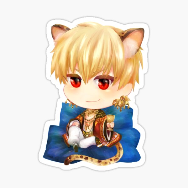 Pegatina «Chibi Gilgamesh» de minicooly | Redbubble