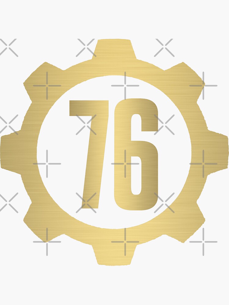 "Vault 76 Dweller Shirt Logo Emblem" Sticker for Sale by Superhygh ...