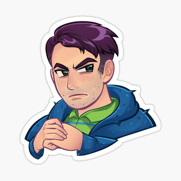 "Stardew Valley: Shane" Sticker for Sale by Kyotemeru | Redbubble