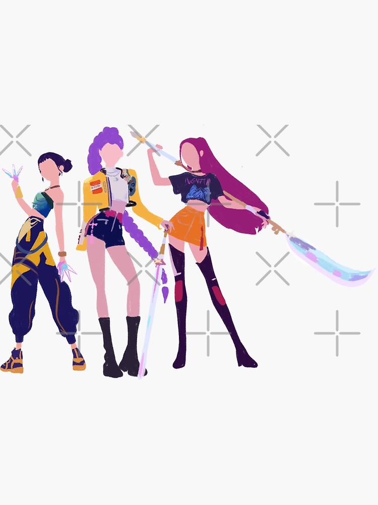 "Trio" Sticker for Sale by cranberryrose22 | Redbubble