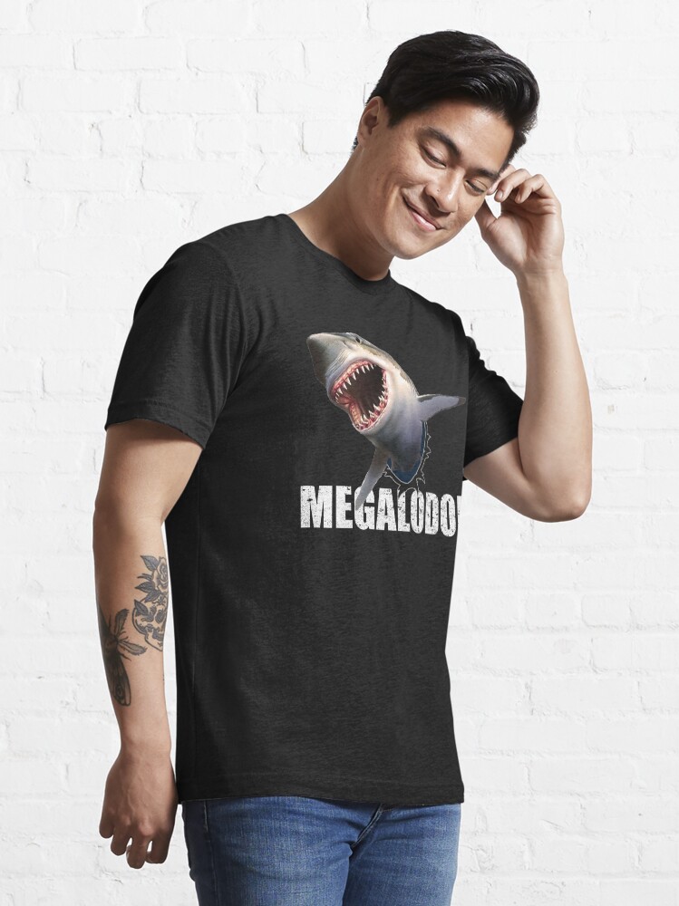 "Megalodon Shark " T-shirt for Sale by bev100 | Redbubble | prehistoric ...