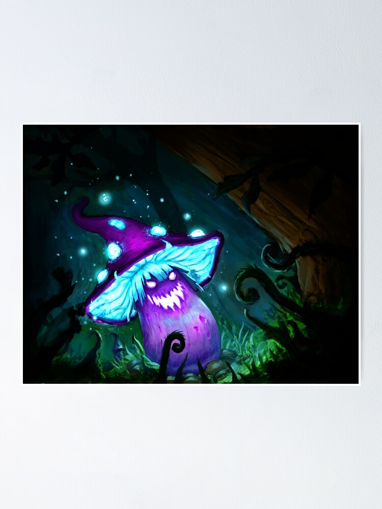 "Mushroom Demon" Poster for Sale by Zarbustibal | Redbubble