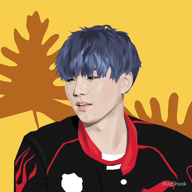 "Yoongi Suga BTS Fire Fansign 160513" by BugShook | Redbubble