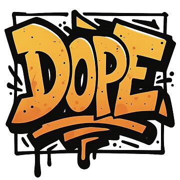 "Dope - Graffiti" Sticker for Sale by AIEverything | Redbubble