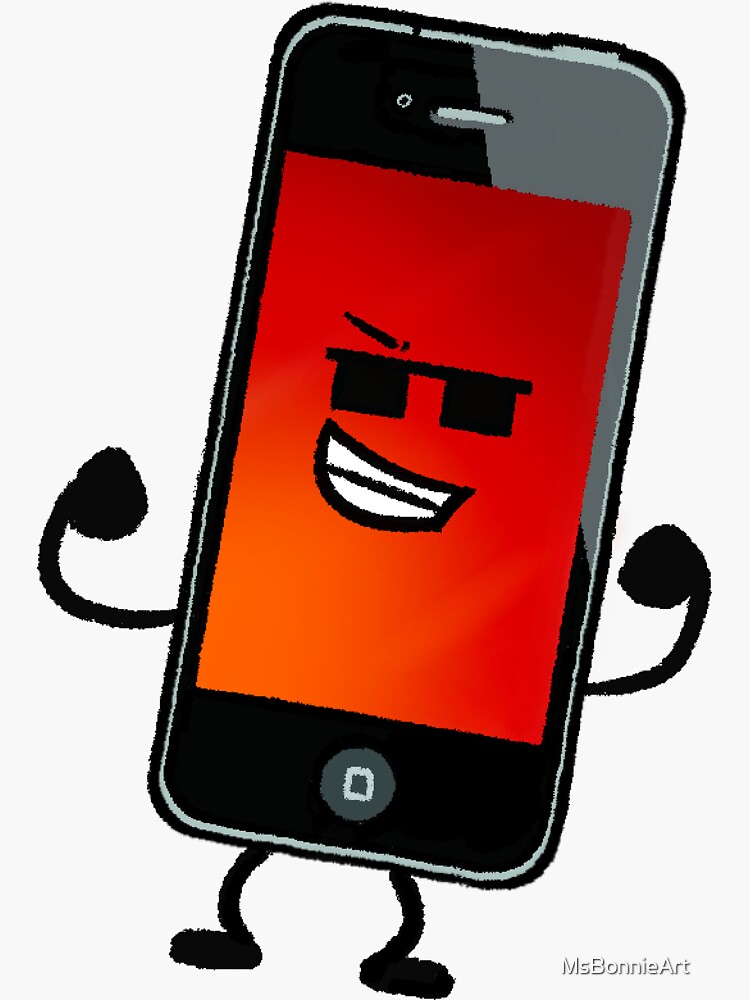 "MePhone 4s Inanimate Insanity" Sticker for Sale by MsBonnie | Redbubble