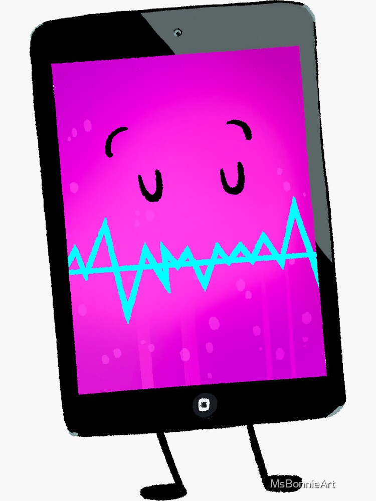 "MePad Inanimate Insanity" Sticker for Sale by MsBonnie | Redbubble