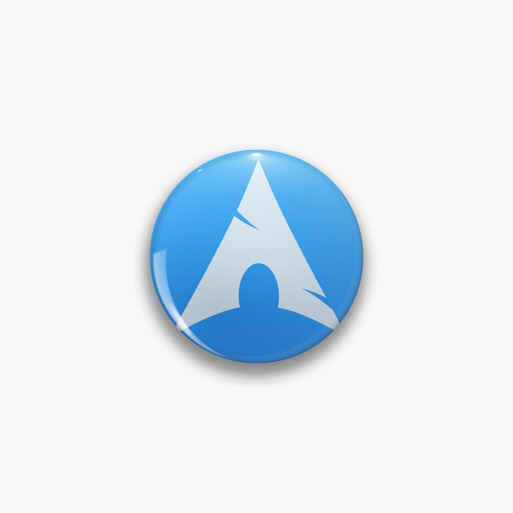 "Arch Linux logo" Sticker for Sale by codedgar | Redbubble