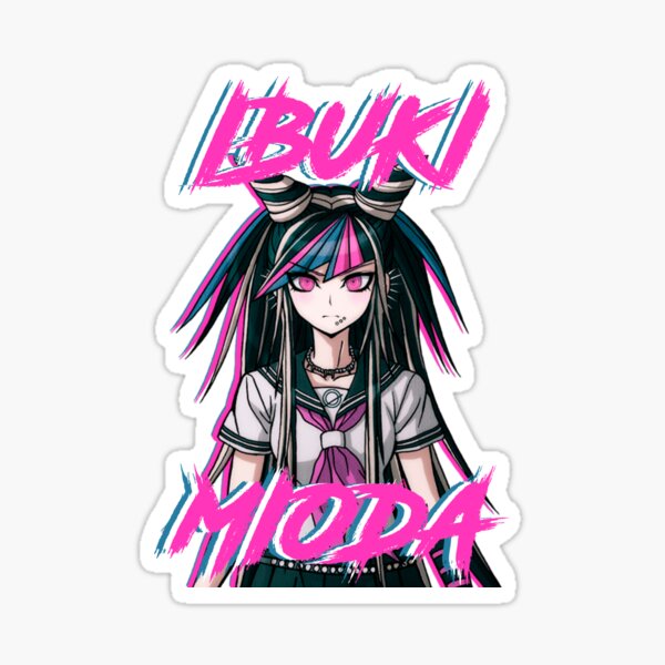 "Ibuki Mioda Danganronpa 2" Sticker by Enekos | Redbubble