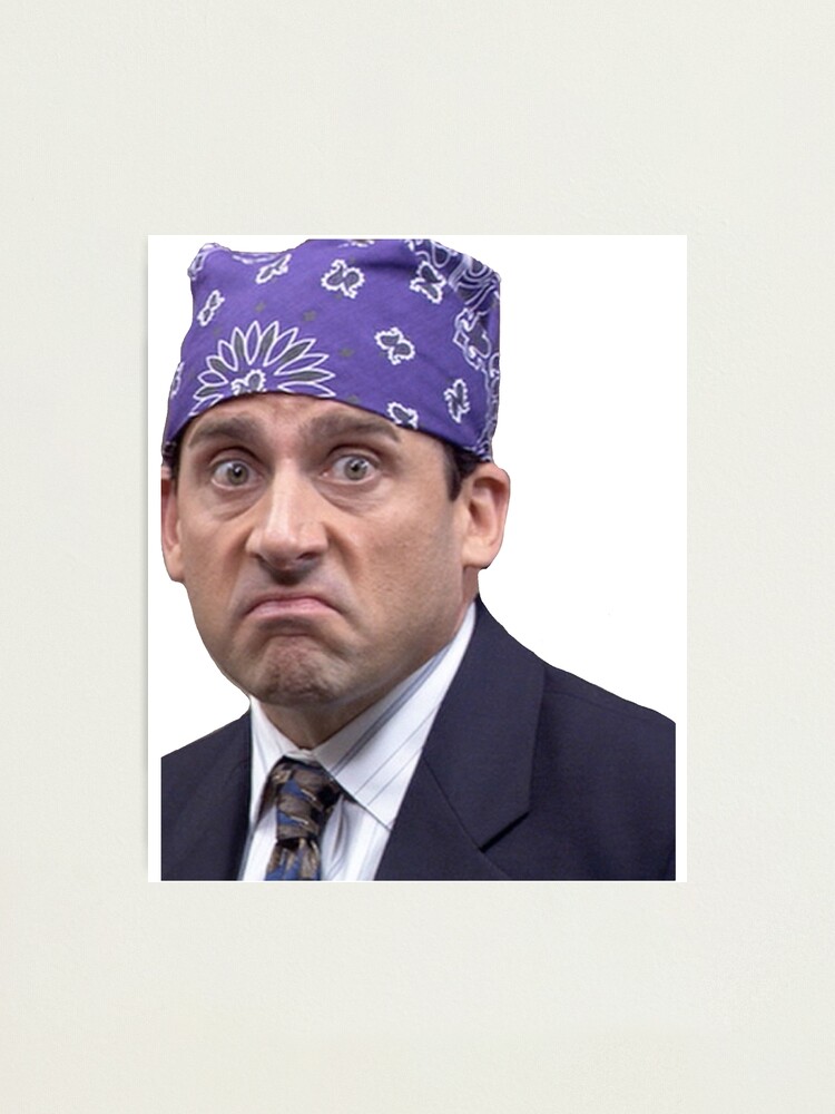 "Michael Scott Prison Mike The Office" Photographic Print by TyroDesign ...