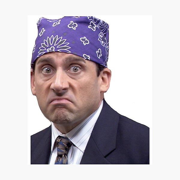 "Michael Scott Prison Mike The Office" Photographic Print by TyroDesign ...