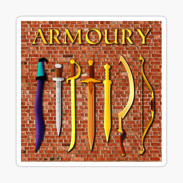"Armoury" Sticker by Emma1706 | Redbubble