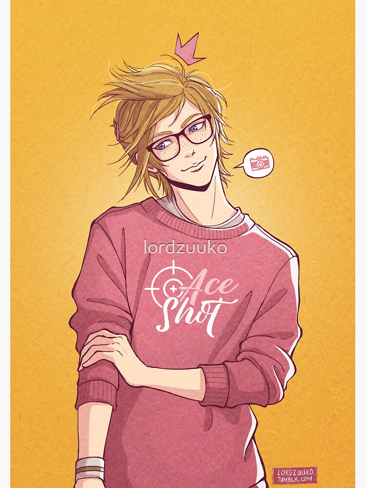 "Ace Shot" Sticker for Sale by lordzuuko | Redbubble