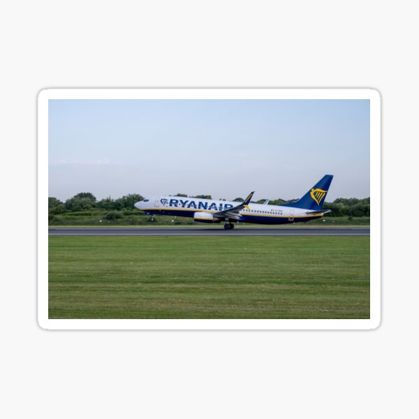 "MAN to CPH Ryanair Boeing 737-8AS" Sticker for Sale by Start-Aviation ...