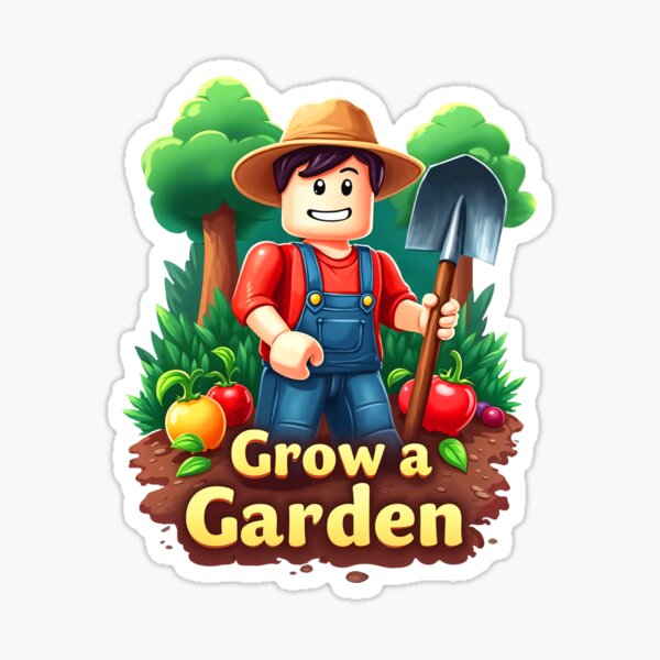 "Roblox Grow a Garden" Sticker for Sale by Darcekar | Redbubble