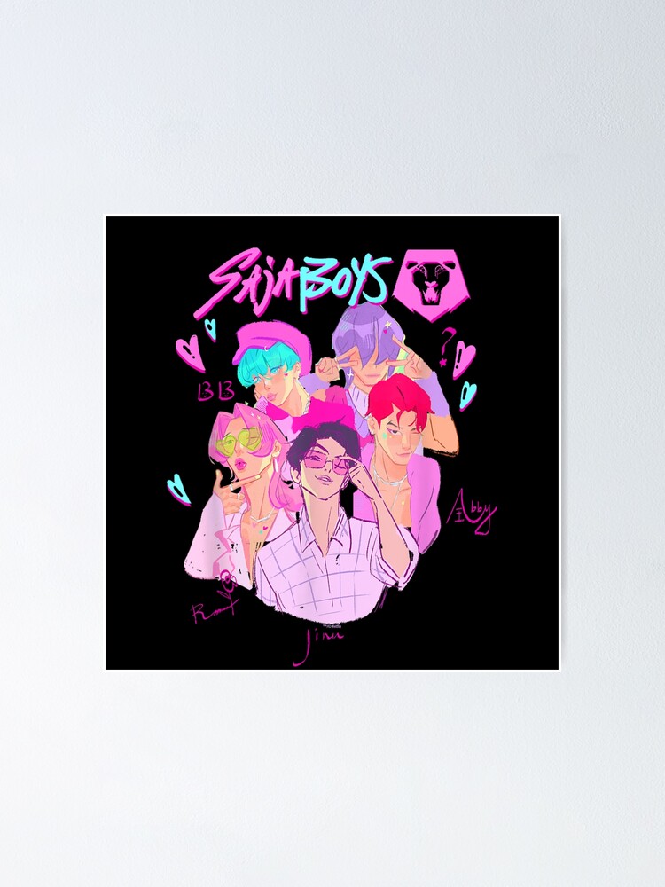 "Saja Boys Heartthrob Officially Licensed" Poster for Sale by ...