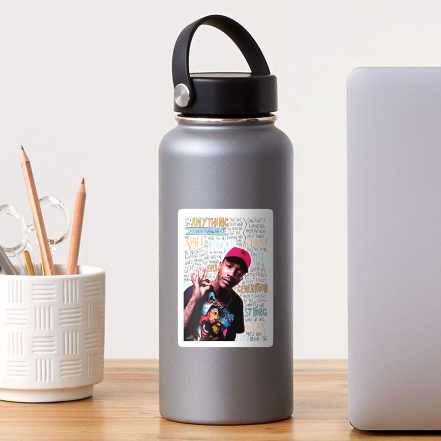 "Dizzy Wright" Sticker for Sale by Naomillustrates | Redbubble