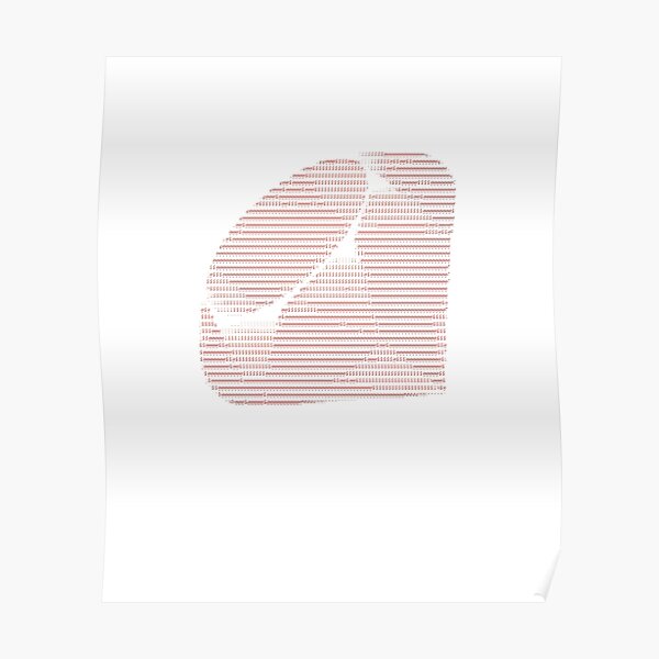 "ASCII Ruby" Poster for Sale by KingClothes | Redbubble