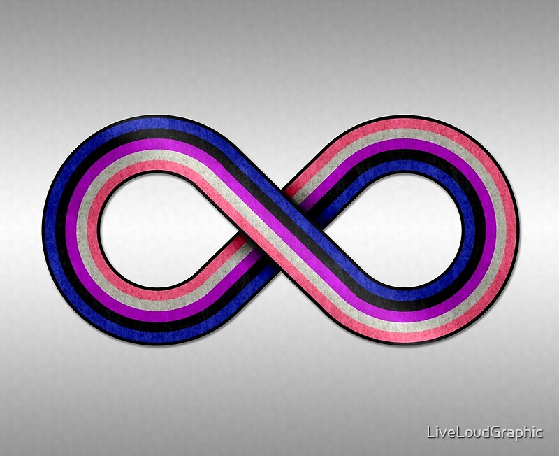 "Gender Fluid Infinity" by LiveLoudGraphic | Redbubble