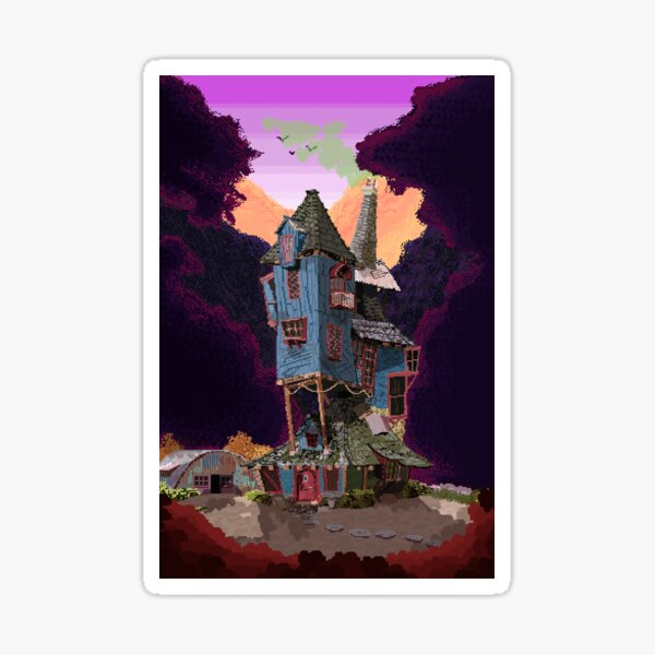 "The Weasley's Burrow" Sticker for Sale by La Ermitania | Redbubble